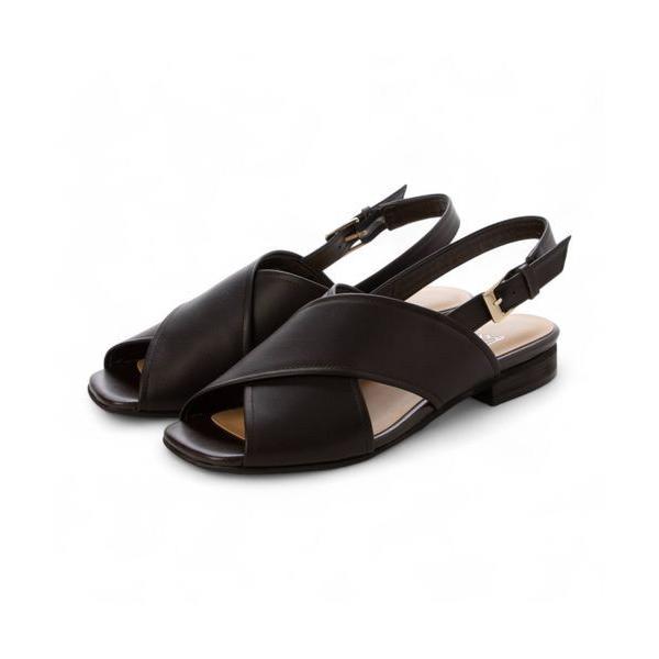 【発売日：2025年08月08日】★この商品はセール価格です★13,970円 → 7,260円(48%off)【カテゴリ】レディース > シューズ > サンダル【カラー】ダークブラウン/ホワイト/ブラック/グレースエード【サイズ...