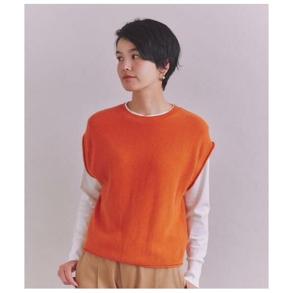 【発売日：2026年02月28日】★この商品はセール価格です★22,000円 → 11,000円(50%off)【カテゴリ】レディース > トップス > ベスト【カラー】オレンジ/ベージュ【サイズ】2/3【実寸(cm)】2：肩幅...