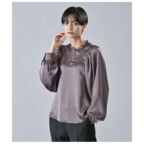 【発売日：2026年02月24日】★この商品はセール価格です★26,400円 → 18,480円(30%off)【カテゴリ】レディース > トップス > シャツ・ブラウス【カラー】グレージュ/ダークブラウン【サイズ】9号/11号...