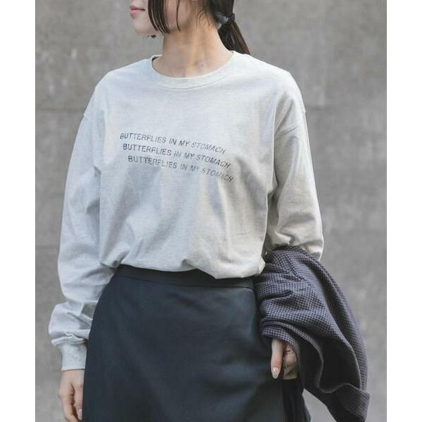 【発売日：2026年02月03日】【カテゴリ】レディース > トップス > Tシャツ【カラー】オフホワイト/グレー系その他【サイズ】1【実寸(cm)】 着丈 肩幅 袖丈 身幅1 63.5cm 52cm 56cm 56.5cm【素...