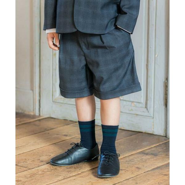 【発売日：2026年02月28日】【カテゴリ】キッズ > パンツ【カラー】ネイビー/チャコールグレー【サイズ】110/120【実寸(cm)】 もも周り ウエスト ヒップ 股上 股下 裾周り110 46cm 50〜60cm 約70cm ...