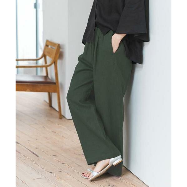 【発売日：2026年04月04日】【カテゴリ】レディース > パンツ > その他パンツ【カラー】グリーン/モカ/ブラック/ナチュラル【サイズ】S/M【実寸(cm)】 もも周り ウエスト ヒップ 股上 股下 裾周りS 65cm 6...