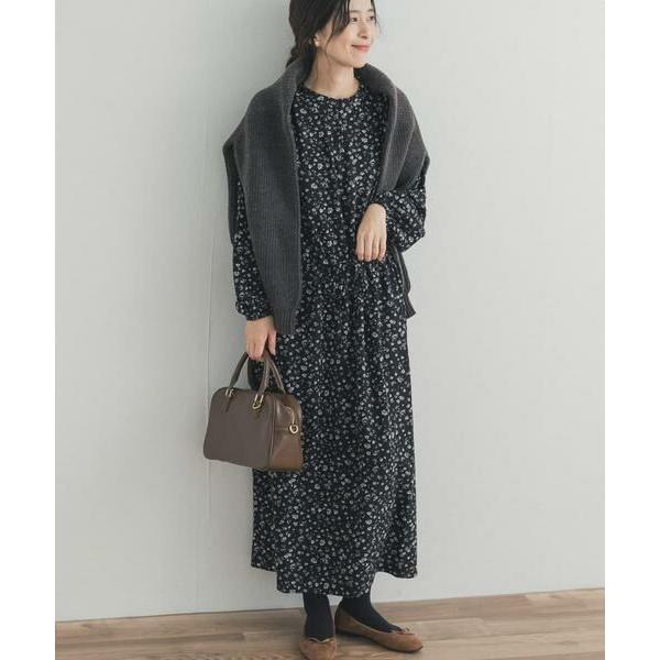 【発売日：2025年12月11日】★この商品はセール価格です★10,450円 → 7,315円(30%off)【カテゴリ】レディース > ワンピース【カラー】ネイビー/ブラック【サイズ】FREE【実寸(cm)】 ウエスト ヒップ 総丈...