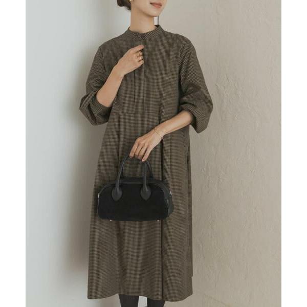 【発売日：2025年11月28日】★この商品はセール価格です★11,000円 → 7,700円(30%off)【カテゴリ】レディース > ワンピース【カラー】ブラウン系その他/ブルー系その他/グレー系その他【サイズ】M【実寸(cm)】...