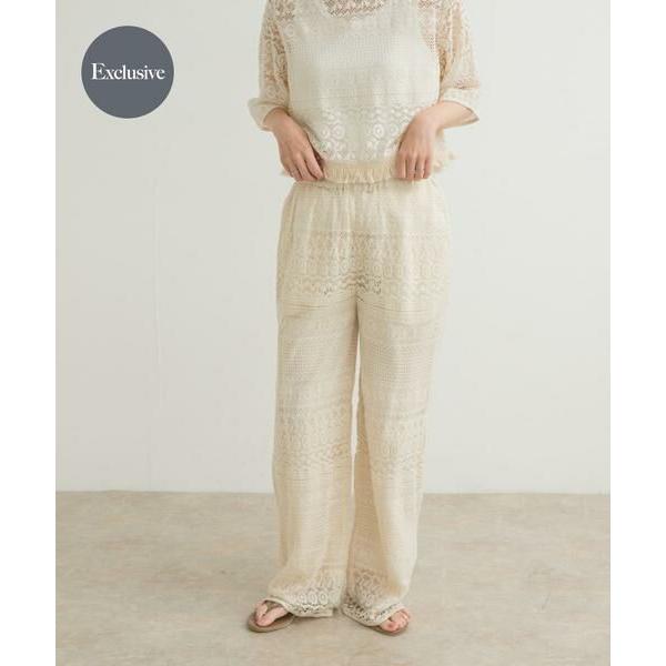 【発売日：2025年06月21日】★この商品はセール価格です★12,980円 → 9,086円(30%off)【カテゴリ】レディース > パンツ > その他パンツ【カラー】アイボリー【サイズ】One【実寸(cm)】 もも周り ウ...
