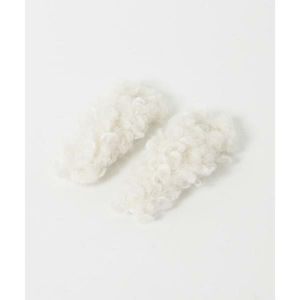 【発売日：2025年12月16日】【カテゴリ】レディース > ヘアアクセサリー > カチューシャ・カチュ…【カラー】ホワイト/ブラック【サイズ】-【実寸(cm)】 全長 最大幅- 9cm 3.5cm【素材】ポリエステル100%タ...