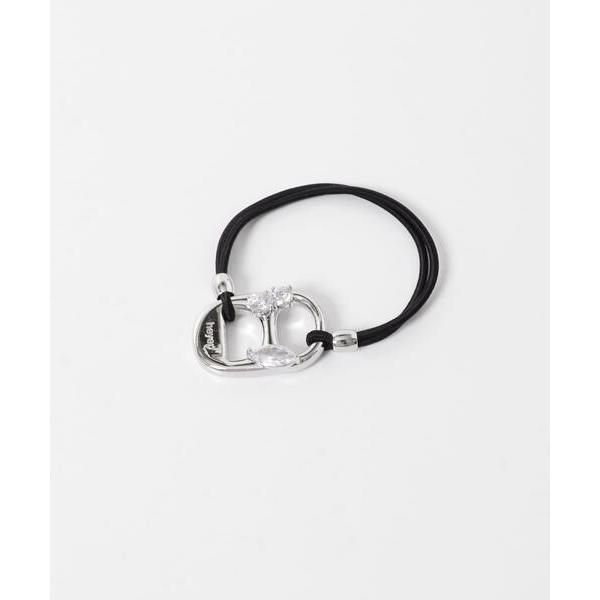 【発売日：2025年12月16日】【カテゴリ】レディース > ヘアアクセサリー > ヘアゴム・シュシュ【カラー】シルバー【サイズ】-【実寸(cm)】 トップ 直径- 3×2cm 5cm【素材】ポリエステル ジルコニア 真鍮【製造...