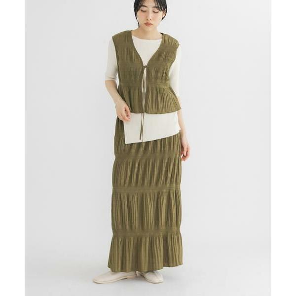 【発売日：2026年05月14日】★この商品はセール価格です★8,800円 → 6,160円(30%off)【カテゴリ】レディース > スーツ > セットアップ【カラー】カーキ/ブラウン/ブラック【サイズ】One【実寸(cm)】...