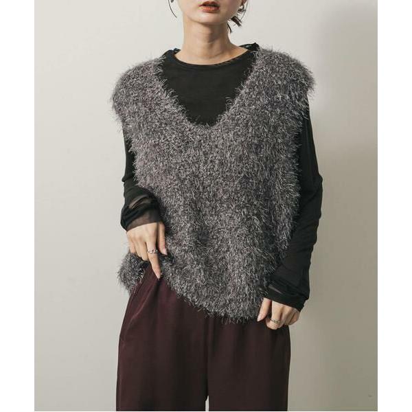 【発売日：2026年03月06日】★この商品はセール価格です★5,500円 → 3,591円(34%off)【カテゴリ】レディース > トップス > ベスト【カラー】ブラウン/アイボリー/ブラック/チャコールグレー/ベージュ【サ...