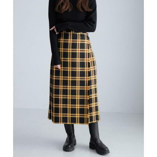 【発売日：2025年09月19日】★この商品はセール価格です★21,780円 → 13,068円(40%off)【カテゴリ】レディース > スカート【カラー】イエロー系その他/グレー系その他【サイズ】26/28【実寸(cm)】 ウエス...