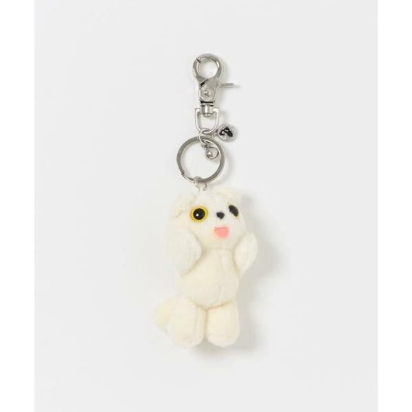 【発売日：2025年09月05日】【カテゴリ】レディース > 服飾小物 > キーホルダー・ストラ…【カラー】アイボリー/グレー【サイズ】-【実寸(cm)】 トップ 全長- 11×5.5cm 21cm【素材】ポリエステル 合金【製...