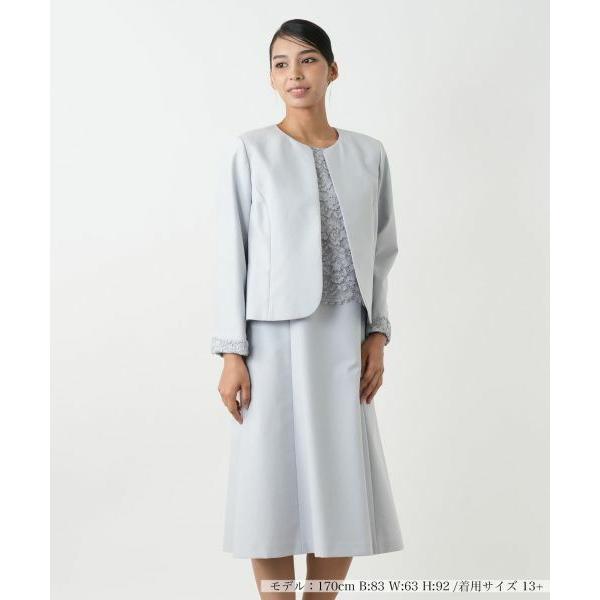 【発売日：2026年04月14日】★この商品はセール価格です★132,000円 → 105,600円(20%off)【カテゴリ】レディース > ワンピース > ドレス【カラー】ライトグレー【サイズ】13+/15+/17+【実寸(...