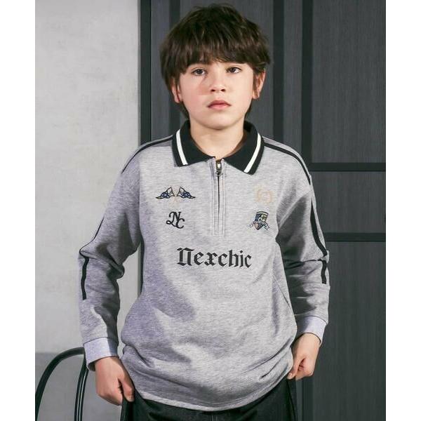 【発売日：2026年01月17日】【カテゴリ】キッズ > トップス > ポロシャツ【カラー】ネイビー/グレー【サイズ】110cm/120cm/130cm/140cm/150cm【実寸(cm)】110cm:身幅37 着丈44 肩幅...