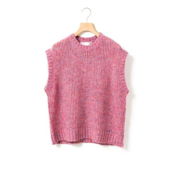 【発売日：2026年01月23日】★この商品はセール価格です★12,980円 → 7,788円(40%off)【カテゴリ】レディース > トップス > ベスト【カラー】グリーン(color22)/パープル(color32)/ブラ...