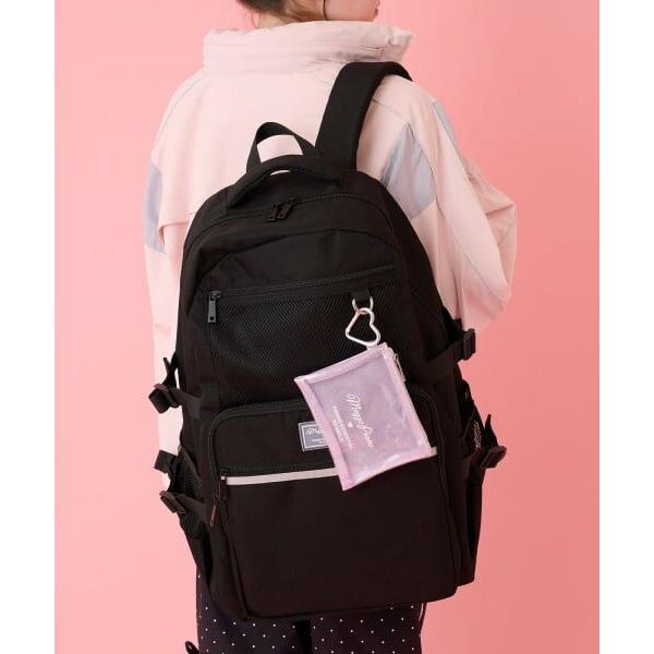 【発売日：2026年03月09日】【カテゴリ】キッズ > バッグ > リュック・バックパッ…【カラー】黒【サイズ】F【実寸(cm)】F : H 47 W 32 D 16 容量 30L【素材】本体：ポリエステルポーチ：塩化ビニル樹...