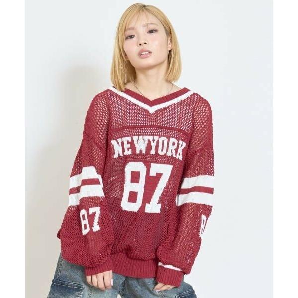 【発売日：2026年03月04日】★この商品はセール価格です★5,489円 → 2,743円(50%off)【カテゴリ】キッズ > トップス > ニット・セーター【カラー】オフホワイト/エンジ/黒【サイズ】SS(130cm)/S...