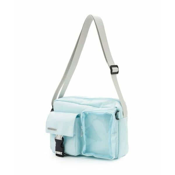 【発売日：2026年03月04日】【カテゴリ】キッズ > バッグ > ショルダーバッグ【カラー】オフホワイト/ミント/黒【サイズ】F【実寸(cm)】F : 対象 ジュニア H 17 W 23 D 7 肩紐 61.5-119【素材...