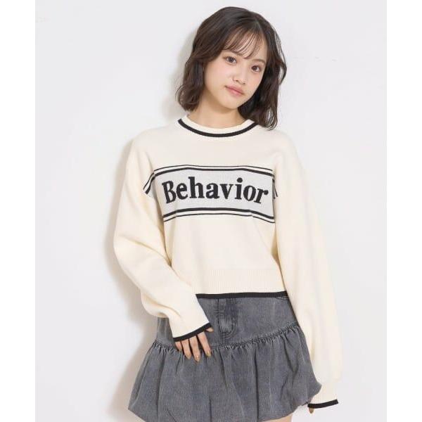 【発売日：2026年03月04日】★この商品はセール価格です★4,389円 → 3,071円(30%off)【カテゴリ】キッズ > トップス > ニット・セーター【カラー】アイボリー/ピンク/黒【サイズ】SS(130cm)/S(...