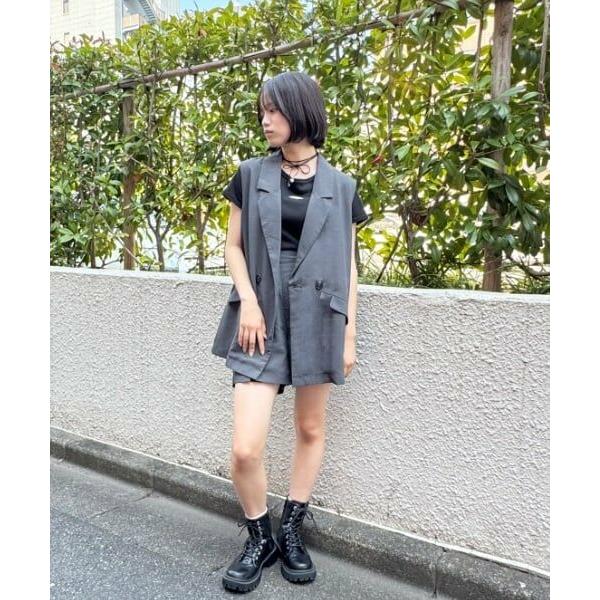 【発売日：2025年08月14日】★この商品はセール価格です★7,689円 → 3,843円(50%off)【カテゴリ】キッズ > トップス > その他トップス【カラー】チャコール【サイズ】SS(130cm)/S(140cm)/...