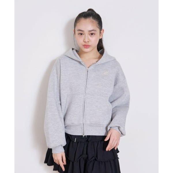 【発売日：2026年02月03日】★この商品はセール価格です★4,389円 → 3,511円(20%off)【カテゴリ】キッズ > トップス > パーカー【カラー】アイボリー/サックス/黒/グレー【サイズ】SS/S(140cm)...