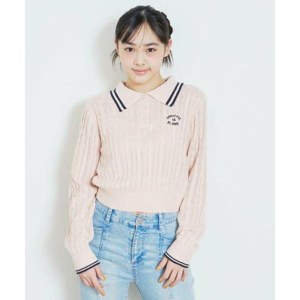 【発売日：2026年01月05日】★この商品はセール価格です★4,389円 → 3,511円(20%off)【カテゴリ】キッズ > トップス > ニット・セーター【カラー】アイボリー/ピンク/紺【サイズ】SS(130cm)/S(...