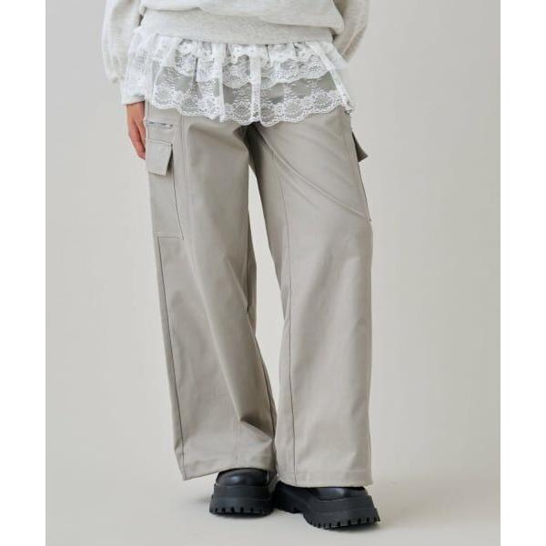 【発売日：2026年03月04日】★この商品はセール価格です★5,940円 → 2,970円(50%off)【カテゴリ】キッズ > パンツ > その他パンツ【カラー】黒/グレー【サイズ】120cm/130cm/140cm/150...