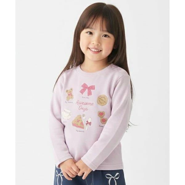 【発売日：2025年10月09日】★この商品はセール価格です★1,980円 → 1,188円(40%off)【カテゴリ】キッズ > トップス > Tシャツ【カラー】アイボリー/紺/ラベンダー【サイズ】80cm/90cm/100c...