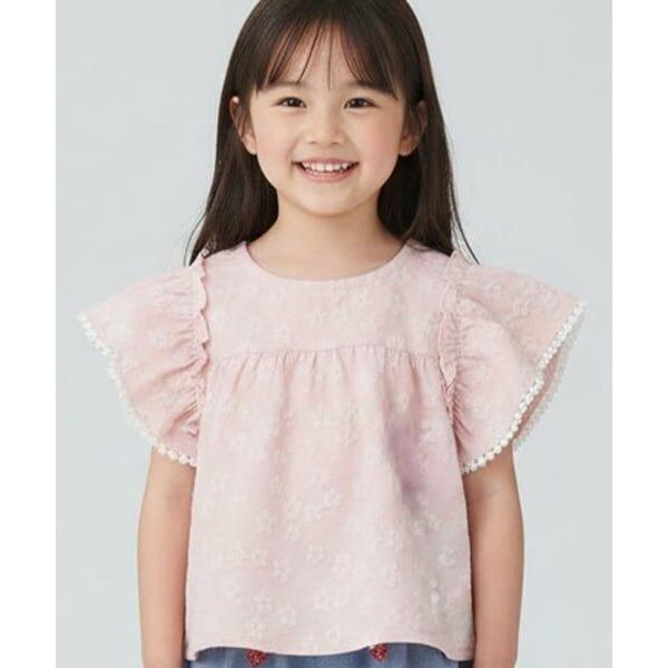 【発売日：2026年02月26日】【カテゴリ】キッズ > トップス > その他トップス【カラー】オフホワイト/ピンク【サイズ】90cm/100cm/110cm/120cm/130cm【実寸(cm)】90cm : 着丈 34.5 ...