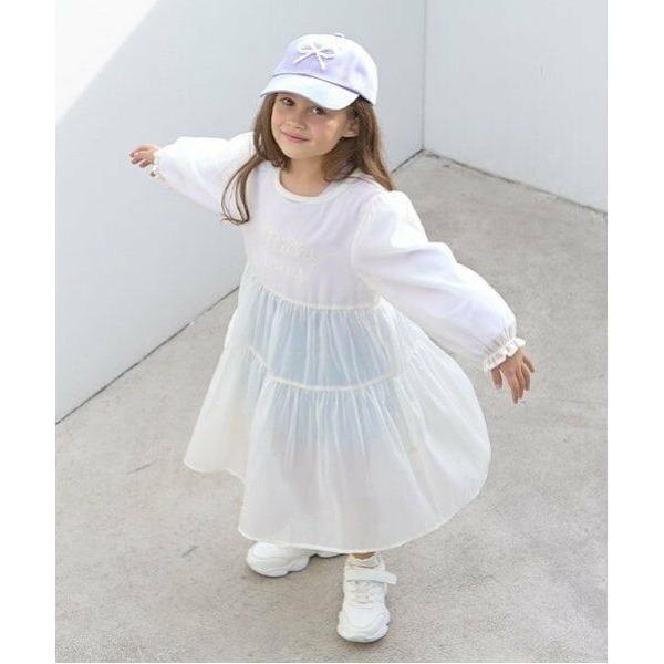 【発売日：2026年03月04日】★この商品はセール価格です★2,420円 → 1,386円(42%off)【カテゴリ】キッズ > ワンピース > ミニ丈・ひざ丈ワンピ…【カラー】アイボリー/サーモンピンク/グレー【サイズ】10...