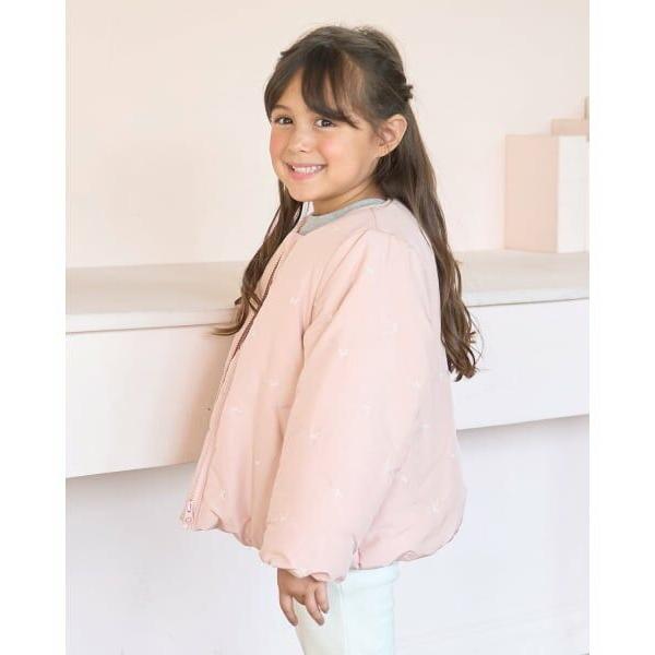 【発売日：2025年09月11日】★この商品はセール価格です★3,520円 → 2,112円(40%off)【カテゴリ】キッズ > アウター > ブルゾン【カラー】アイボリー/グレージュ/ピンク/ラベンダー/黒/マルチ【サイズ】...