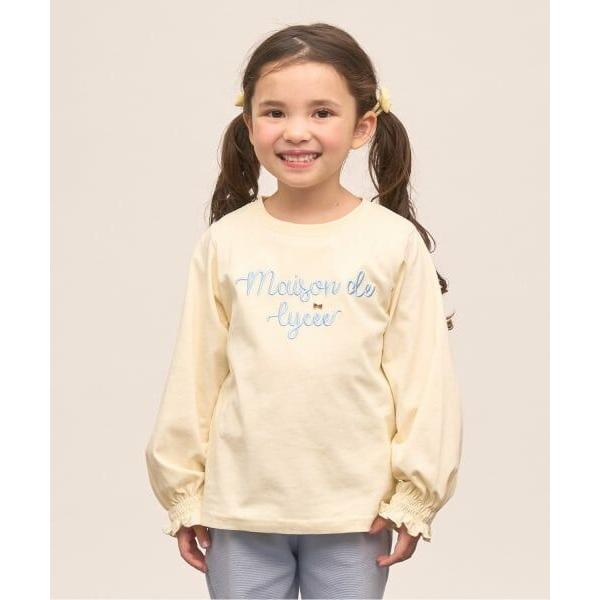 【発売日：2026年01月26日】【カテゴリ】キッズ > トップス > Tシャツ【カラー】オフホワイト/ライトピンク/クリーム/イエローグリーン/ブルーグレー/黒【サイズ】100cm/110cm/120cm/130cm/140c...