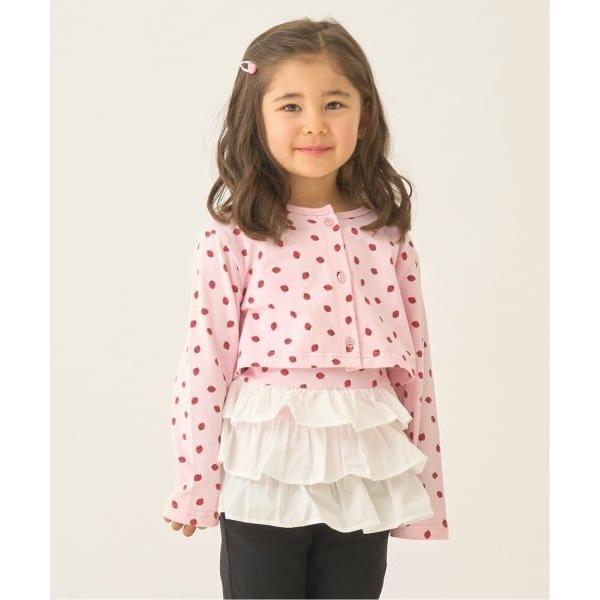 【発売日：2026年02月12日】【カテゴリ】キッズ > トップス > その他トップス【カラー】オフホワイト/赤/ライトピンク/サックス【サイズ】100cm/110cm/120cm/130cm/140cm/150cm【実寸(cm...