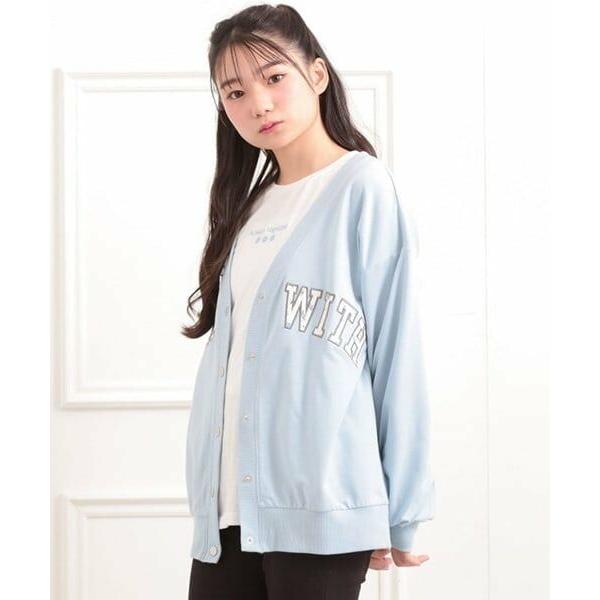 【発売日：2026年03月01日】★この商品はセール価格です★4,620円 → 3,234円(30%off)【カテゴリ】キッズ > トップス > カーディガン・ボレロ【カラー】サックス/黒/ライトグレー【サイズ】120cm/13...