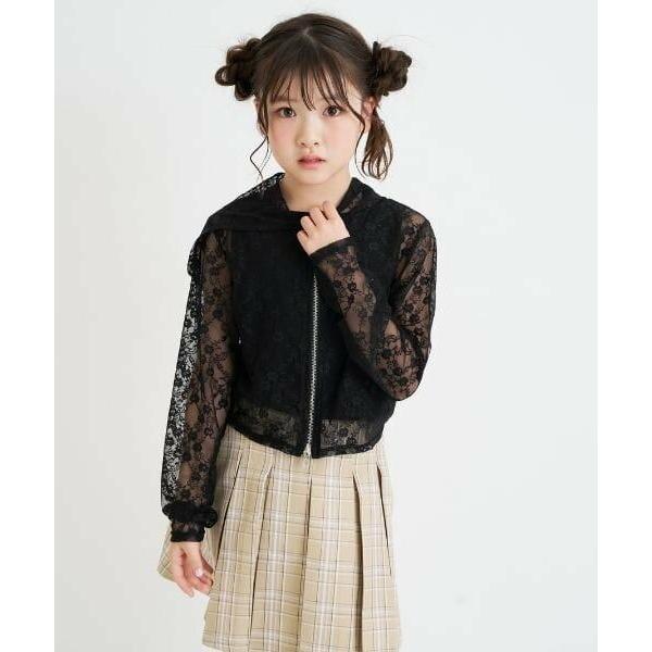 【発売日：2026年03月04日】【カテゴリ】キッズ > トップス > パーカー【カラー】オフホワイト/黒【サイズ】130cm/140cm/150cm/160cm【実寸(cm)】130cm : 総丈(インナー/アウター) 44/...