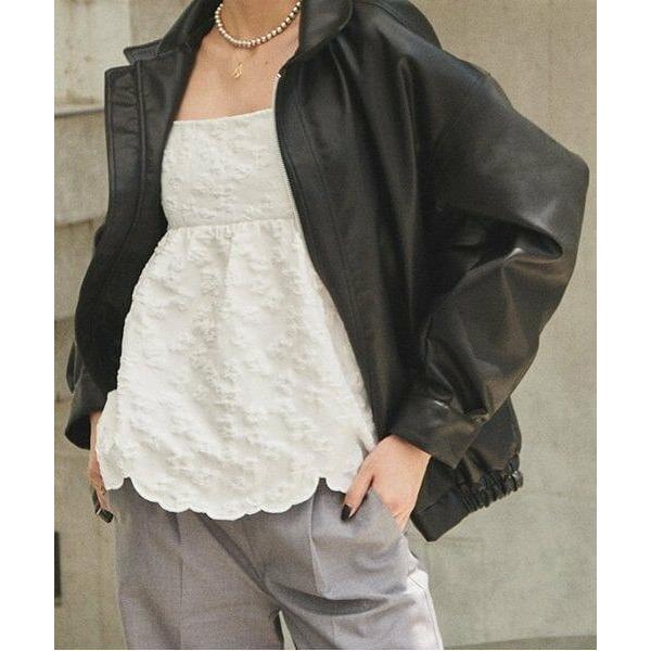 【発売日：2026年03月04日】★この商品はセール価格です★4,290円 → 2,145円(50%off)【カテゴリ】レディース > トップス > その他トップス【カラー】オフホワイト/黒【サイズ】F【実寸(cm)】F : 総...