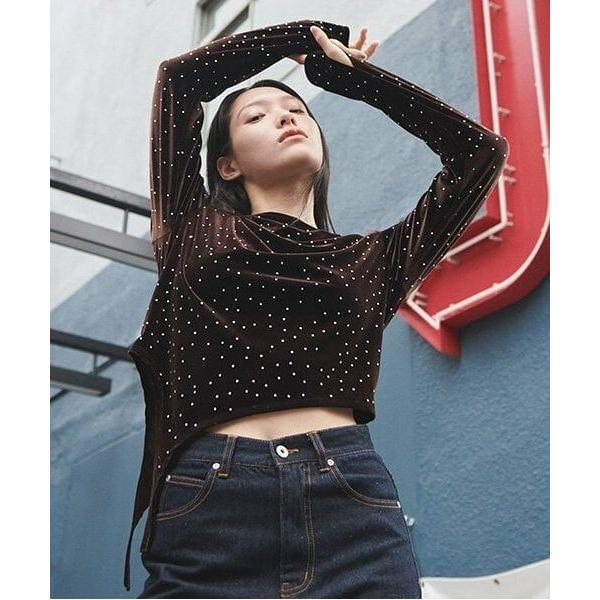 【発売日：2026年03月04日】★この商品はセール価格です★3,960円 → 1,980円(50%off)【カテゴリ】レディース > トップス > Tシャツ【カラー】コゲ茶/ブルーグレー/黒【サイズ】F【実寸(cm)】F : ...