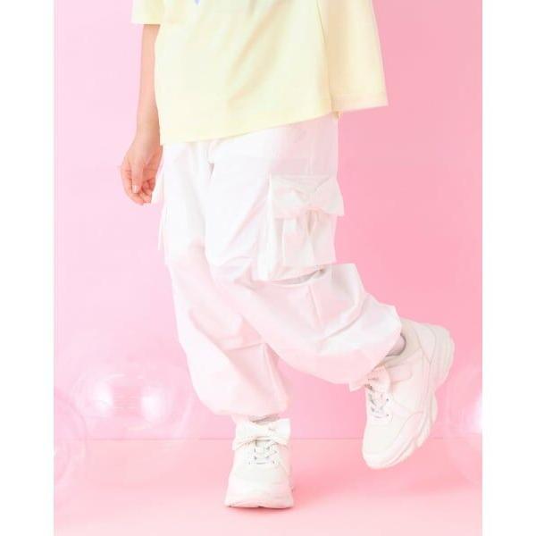 【発売日：2026年07月06日】★この商品はセール価格です★17,380円 → 8,690円(50%off)【カテゴリ】キッズ > パンツ > その他パンツ【カラー】オフホワイト/ピンク【サイズ】110cm/120cm/130...