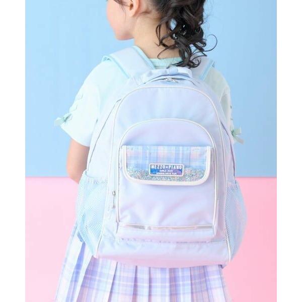 【発売日：2026年01月09日】【カテゴリ】キッズ > バッグ > リュック・バックパッ…【カラー】ライトピンク/サックス【サイズ】F【実寸(cm)】F : 対象 キッズ H 40 W 30 D 15 容量 約18L【素材】本...