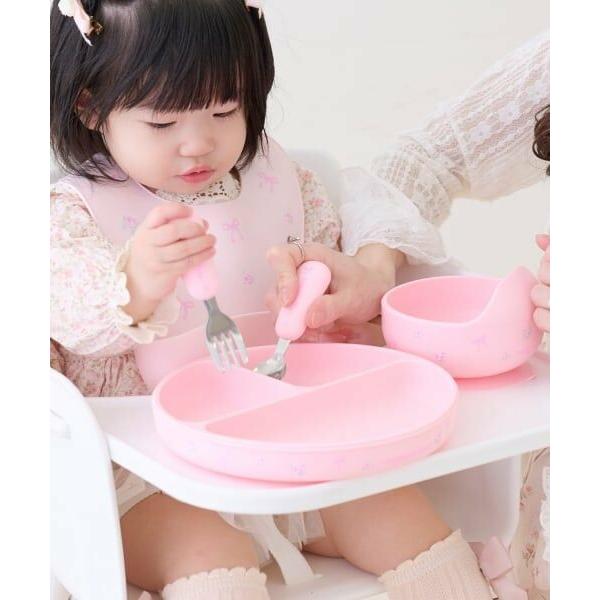 【発売日：2026年03月27日】【カテゴリ】キッズ > マタニティ・ベビー・… > ベビー・キッズグッズ【カラー】ライトピンク【サイズ】F【実寸(cm)】F : 対象 新生児 プレート：H×W×D 21×21×3 ボウル：H×...