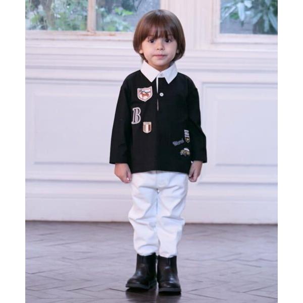 【発売日：2026年03月06日】★この商品はセール価格です★3,740円 → 1,683円(55%off)【カテゴリ】キッズ > パンツ > その他パンツ【カラー】生成/ライトブルー/ディープグレー【サイズ】80cm/90cm...