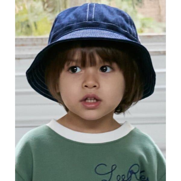【発売日：2026年03月06日】★この商品はセール価格です★3,740円 → 1,683円(55%off)【カテゴリ】キッズ > 服飾雑貨 > ハット【カラー】生成/紺/ブルー【サイズ】50cm/52cm/54cm【実寸(cm...