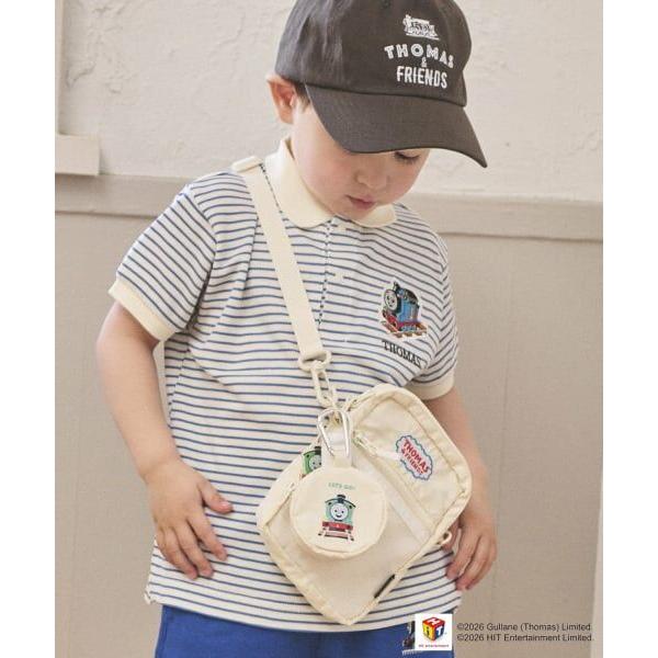 【発売日：2026年02月27日】【カテゴリ】キッズ > バッグ > ショルダーバッグ【カラー】アイボリー/黒【サイズ】F【実寸(cm)】F : H 17 W 13 D 4.5 肩紐(最長) 100 コインポーチ：直径/マチ 8...