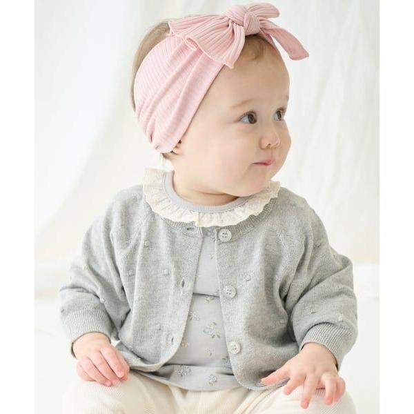 【発売日：2026年01月27日】【カテゴリ】キッズ > マタニティ・ベビー・… > ベビー・キッズウエア【カラー】オフホワイト/ピンク/ライトグレー【サイズ】70cm/80cm【実寸(cm)】70cm : 着丈 29 身巾 5...