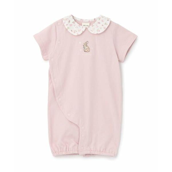 【発売日：2026年05月11日】【カテゴリ】キッズ > マタニティ・ベビー・… > ロンパース【カラー】アイボリー/ピンク/ライトブルー【サイズ】50-70cm【実寸(cm)】50-70cm : 着丈 45 身巾 25.5 肩...