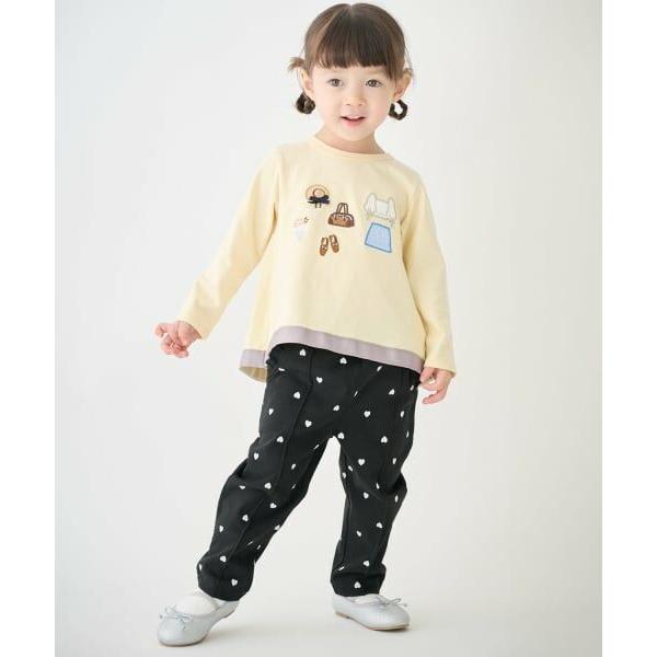 【発売日：2026年01月26日】【カテゴリ】キッズ > パンツ > その他パンツ【カラー】アイボリー/ライトピンク/薄ベージュ/ブルー/黒【サイズ】80cm/90cm/100cm/110cm/120cm/130cm【実寸(cm...