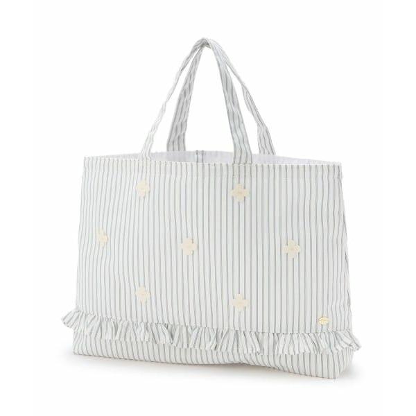 【発売日：2026年01月13日】【カテゴリ】キッズ > バッグ > トートバッグ【カラー】サックス/ライトグレー【サイズ】F【実寸(cm)】F : 巾 40.5 高さ 30 マチ 10 持ち手(長)高さ 14 持ち手(短)高さ...