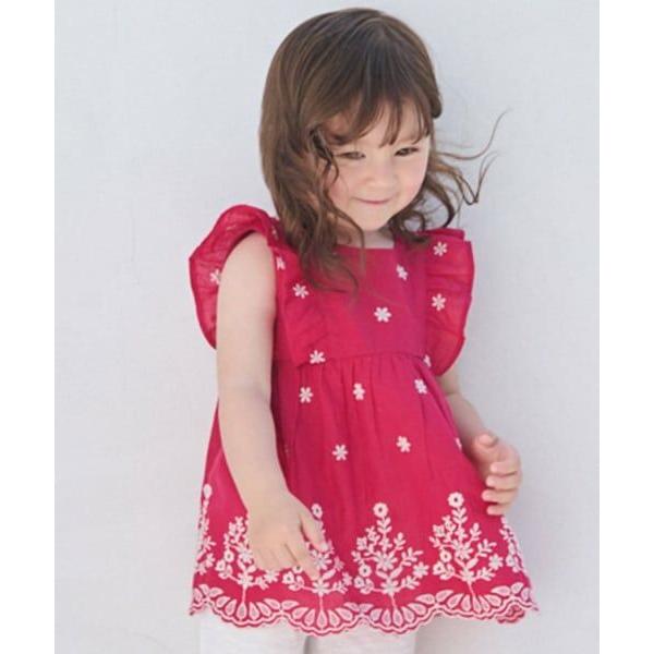 【発売日：2026年04月30日】【カテゴリ】キッズ > トップス > その他トップス【カラー】アイボリー/赤/ブルー【サイズ】80cm/90cm/100cm/110cm/120cm/130cm【実寸(cm)】80cm : 総丈...
