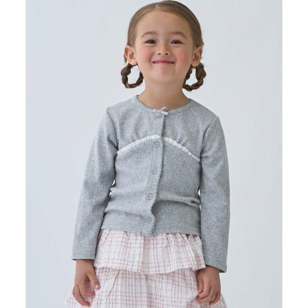 【発売日：2026年02月25日】【カテゴリ】キッズ > トップス > カーディガン・ボレロ【カラー】オフホワイト/赤/トップグレー/マルチ【サイズ】80cm/90cm/100cm/110cm/120cm/130cm【実寸(cm...