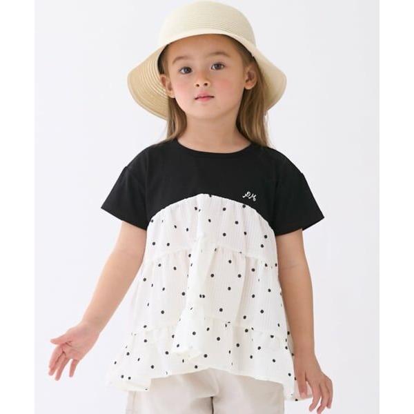 【発売日：2026年03月23日】【カテゴリ】キッズ > トップス > Tシャツ【カラー】アイボリー/赤/紺/ラベンダー/黒【サイズ】80cm/90cm/100cm/110cm/120cm/130cm【実寸(cm)】80cm :...