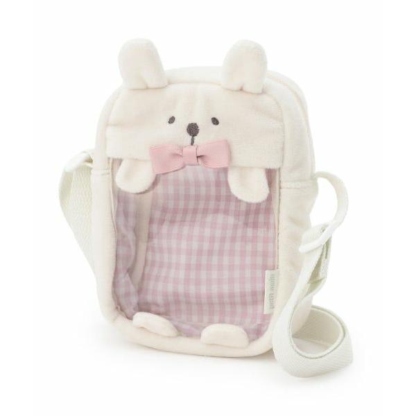 【発売日：2026年08月06日】★この商品はセール価格です★2,640円 → 1,584円(40%off)【カテゴリ】キッズ > バッグ > ショルダーバッグ【カラー】オフホワイト/モカ茶【サイズ】F【実寸(cm)】F : H...